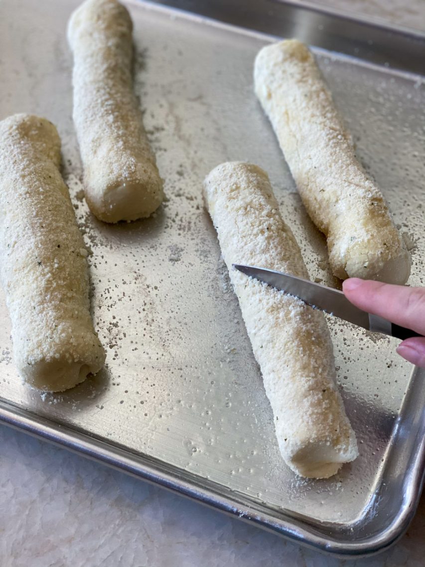 Giant Cheesy Breadsticks - Rhodes Bake-N-Serv