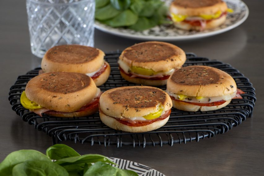 Hot Italian Sub Sliders - Rhodes Bake-N-Serv