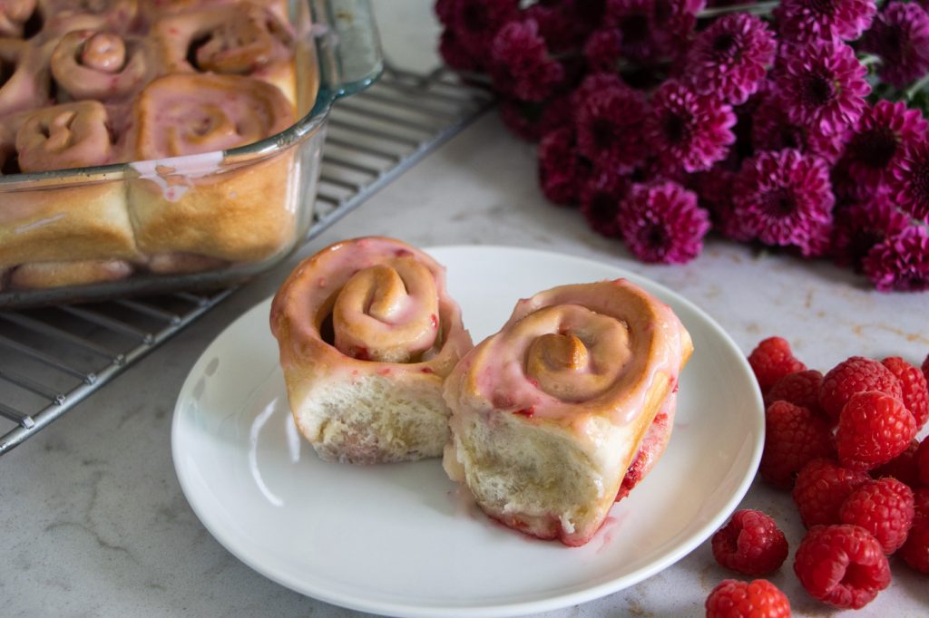 Raspberry Rolls - Rhodes Bake-N-Serv