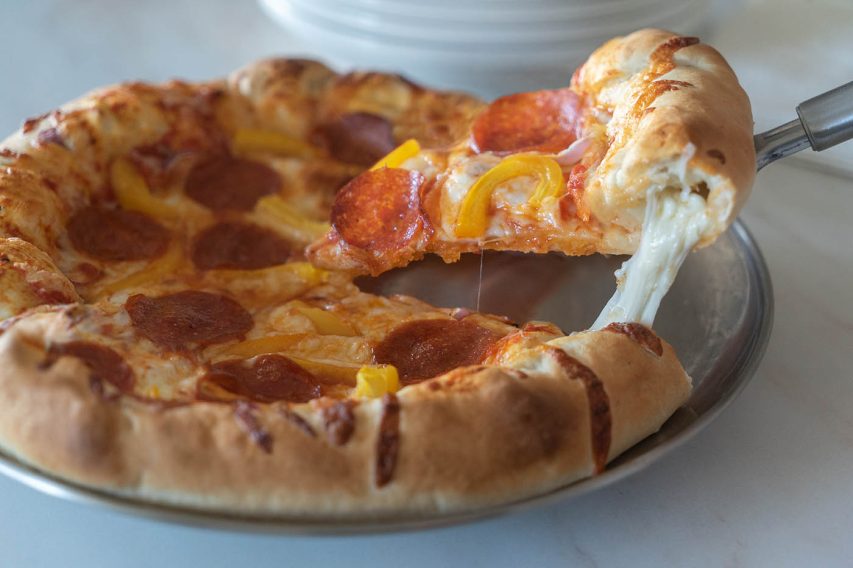 Stuffed-Crust Pizza - Rhodes Bake-N-Serv