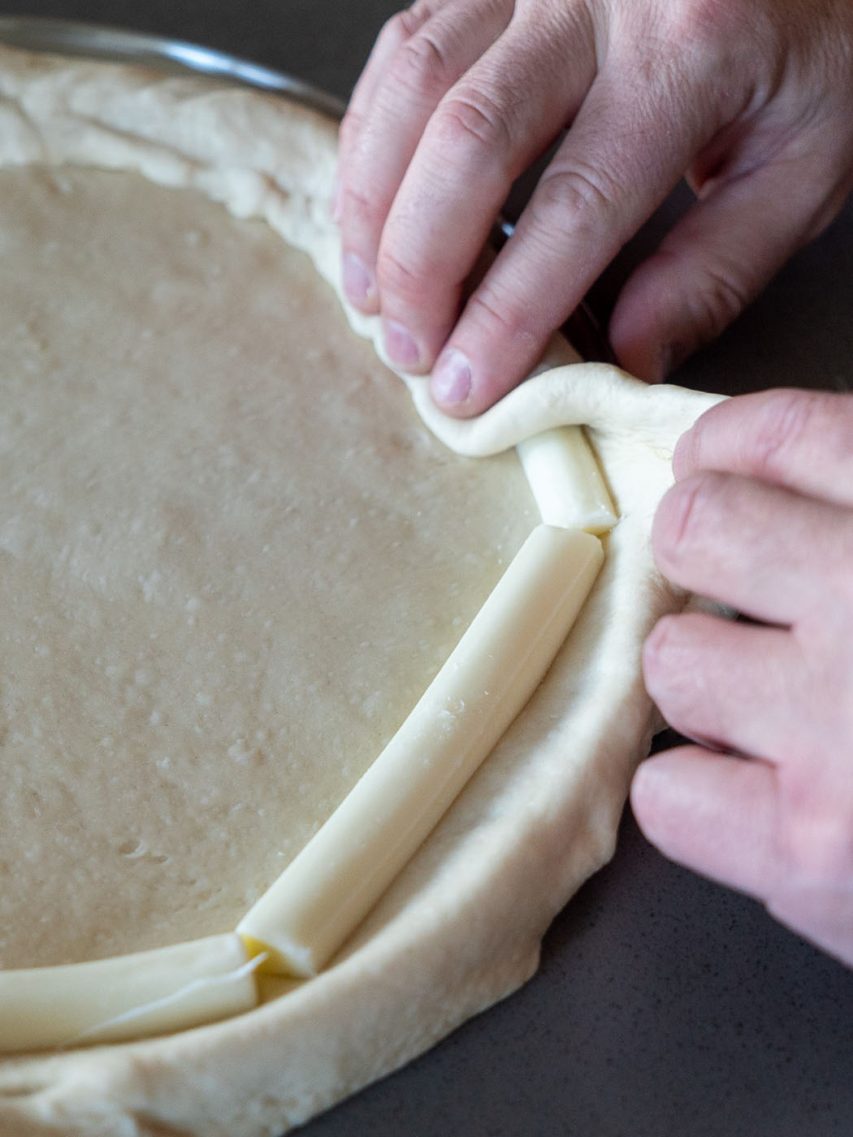 Stuffed-Crust Pizza - Rhodes Bake-N-Serv