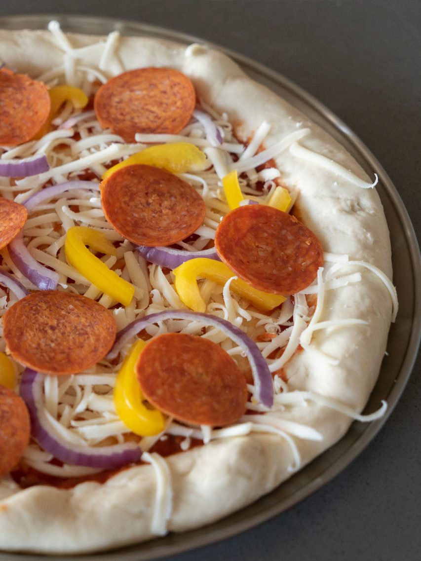 Stuffed-Crust Pizza - Rhodes Bake-N-Serv